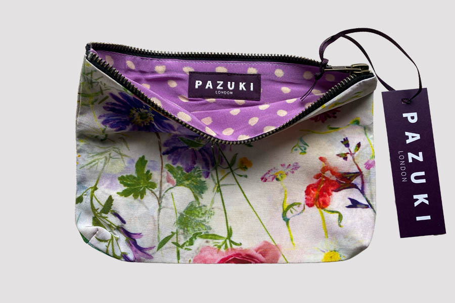 Small Zip Bag Damask Rose – Pazuki